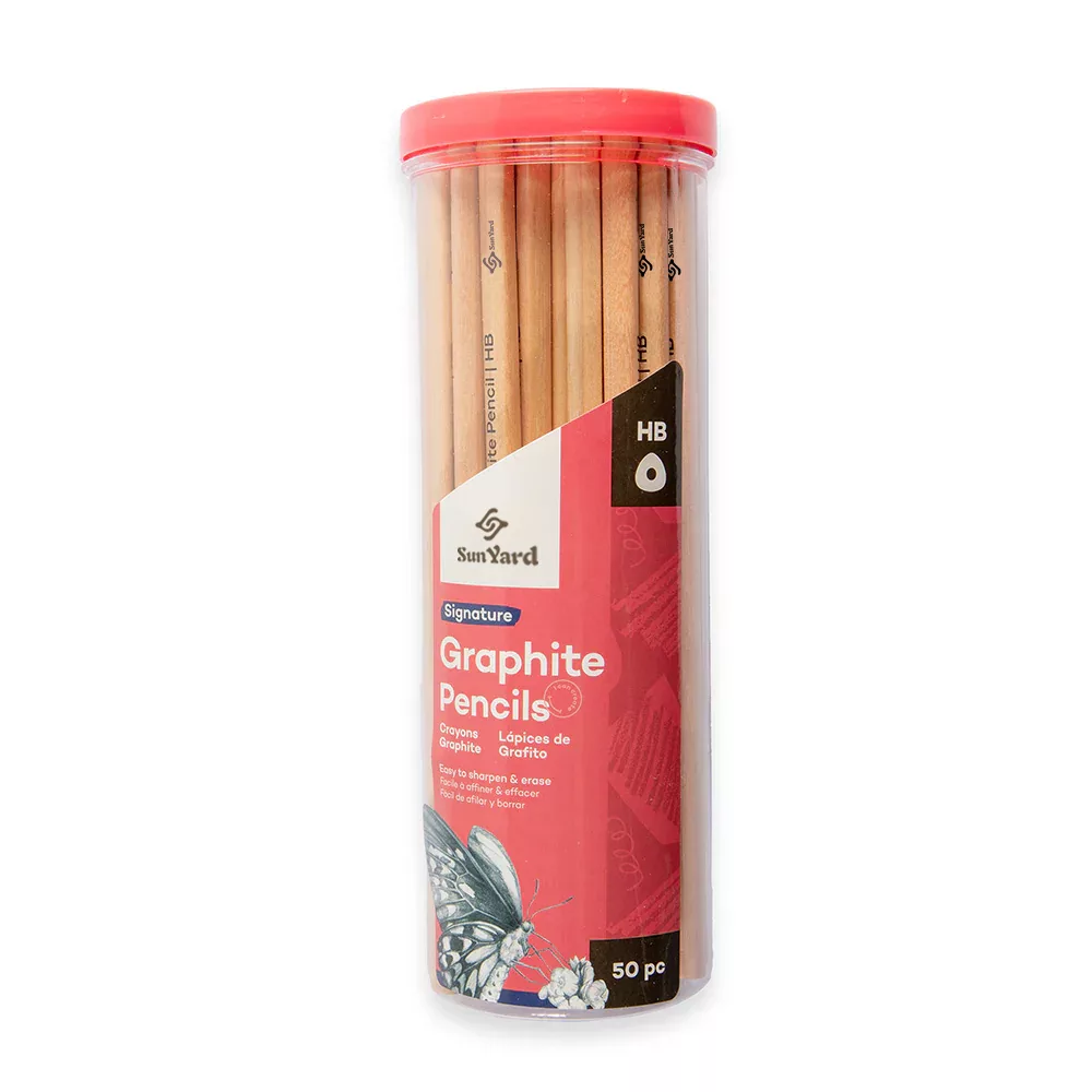 50pc HB Signature Graphite Pencils – Professional Drawing Tools ...
