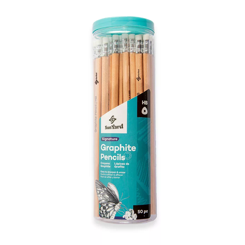 50pc HB Signature Graphite Pencils – Professional Drawing Tools ...