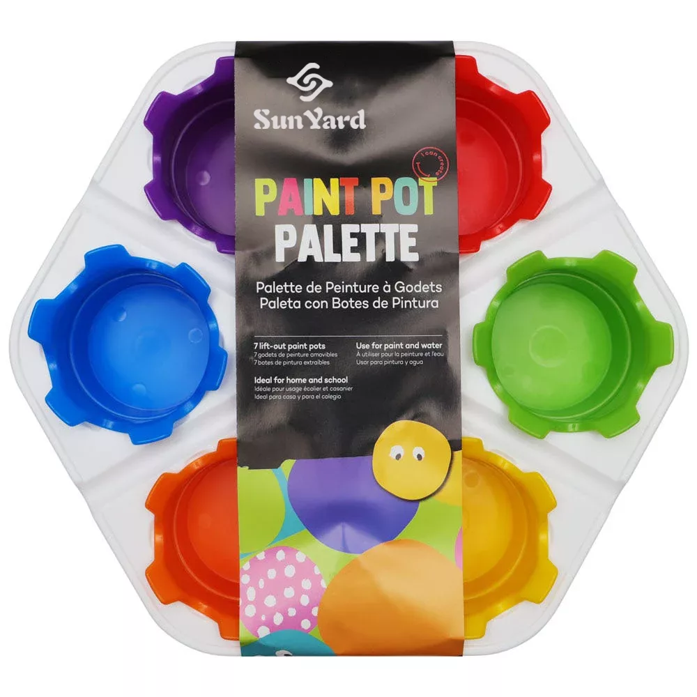 Paint Pot Palette – Durable, Easy-to-Clean Palette for Creative Artists ...
