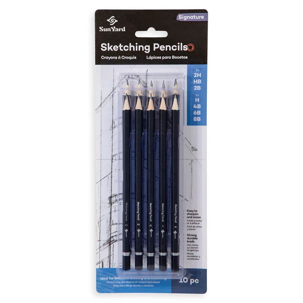 18pc Sketch & Draw Signature Graphite Pencils – Custom Logo OEM Set ...