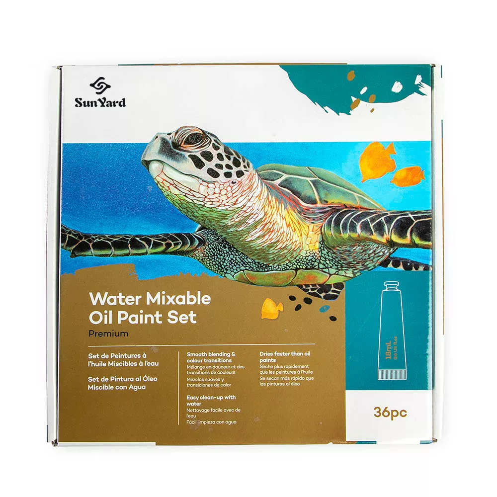 Artist 36pc x 18ml Water Mixable Oil Paint Intro Set | Sunyard